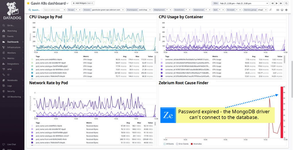 Zebrium RCaaS: A Natural Evolution From Datadog Watchdog Insights Log ...