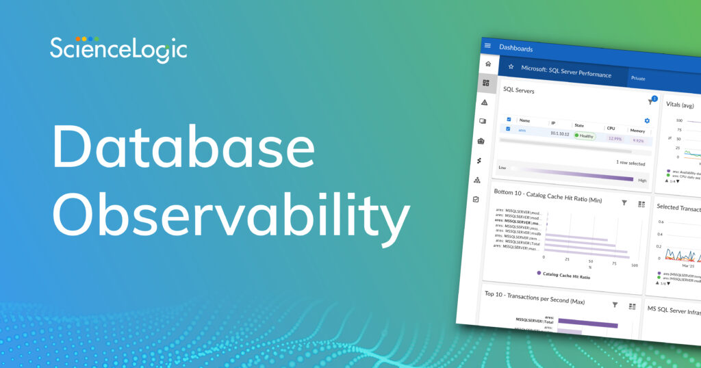 Unified Observability Across All Your Databases | ScienceLogic