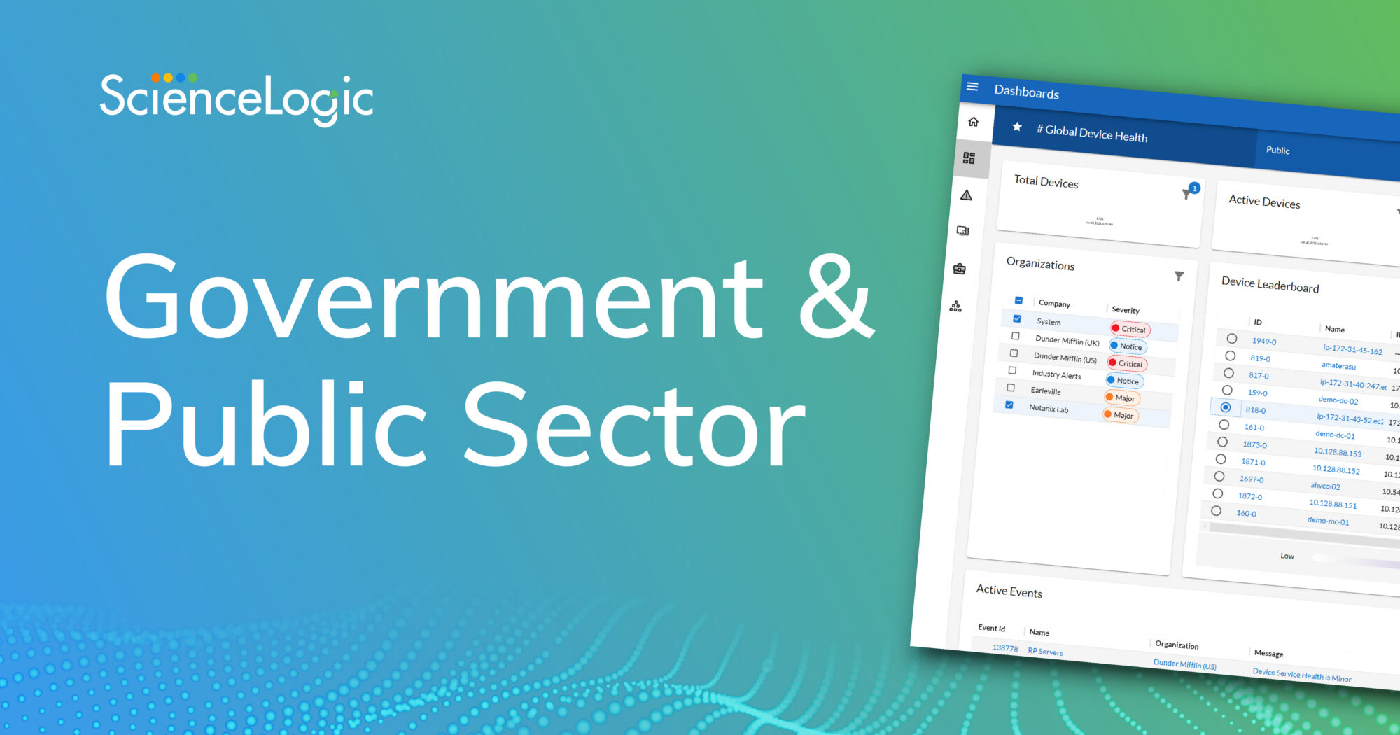 Public Sector and Government IT Solutions | ScienceLogic