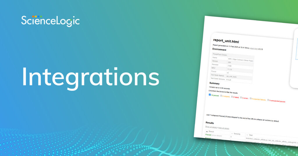 Pre-Built Network Monitoring Integrations and Powerpacks | ScienceLogic
